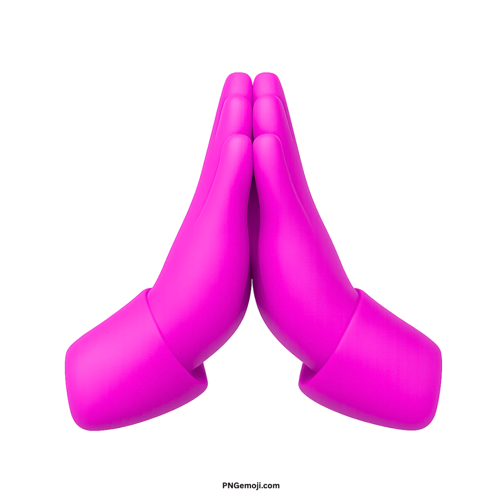 Namaste Hand Emoji PNG, Vector, Copy and Paste – emojigit.com