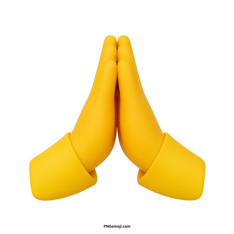Namaste Hand Emoji PNG, Vector, Copy and Paste – emojigit.com